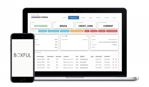 Débito directo de cuenta - Boxful Subscription Engine